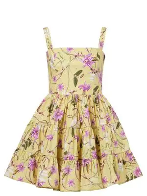 Agua Bendita Lima Printed Mini Dress - Multicoloured