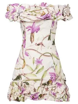 Agua Bendita Jardin Mutisia Mini Dress - Multicoloured