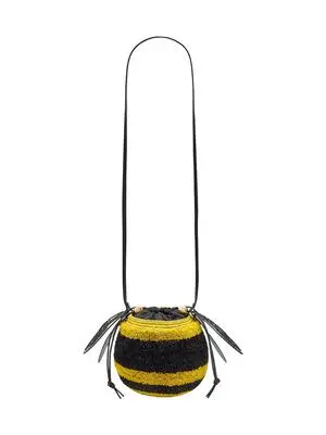 Loewe Bee Basket Bucket Bag - Yellow Black