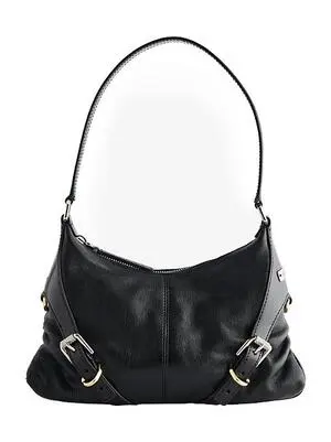 GIVENCHY Voyou Harness Medium Leather Shoulder Bag