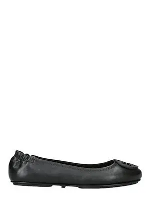 Tory Burch Minnie Leather Ballet Flats - Black