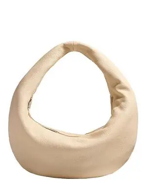 Khaite Olivia Hobo Shoulder Bag - Dark Ivory