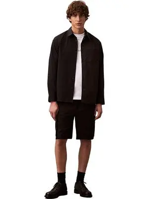 Calvin Klein Pull-On Cargo Shorts Black