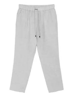 LE TRICOT PERUGIA Cotton Trousers - Grey