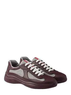 Prada America's Cup Sneakers - Burgundy