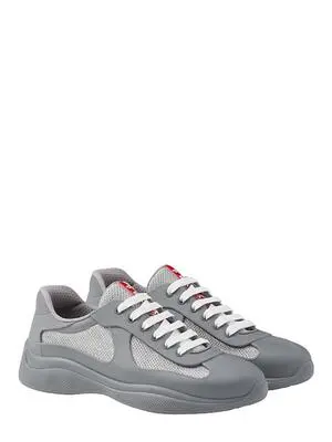Prada America's Cup Sneakers - Gold/silver