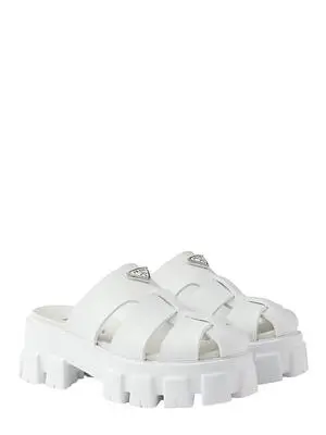 PRADA Monolith Rubber Mules