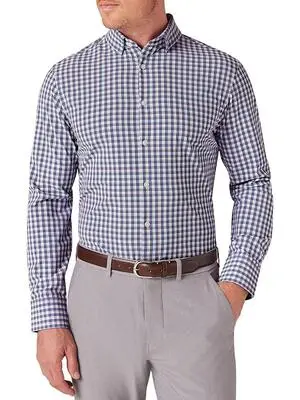 Mizzen+main Leeward Long Sleeve Dress Shirt - Coastal Fjord Todos Plaid