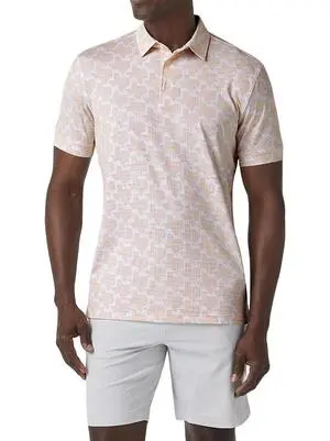 Mizzen+main Versa Short Sleeve Polo - Orange