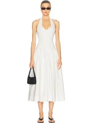 L'academie By Marianna Kara Midi Dress - White
