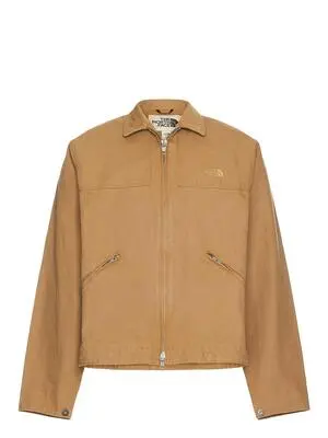 The North Face Cedar Canvas Work Jacket - Utility Brown