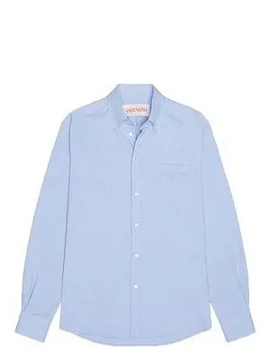 Valentino Garavani V Logo Signature Shirt - Sky Spring
