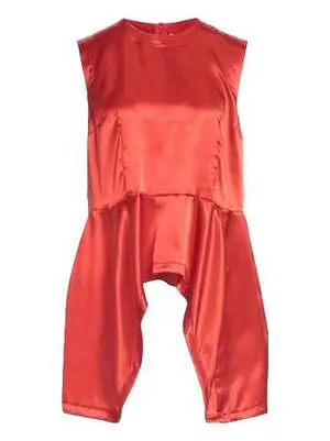 Comme Des Garçons Peplum Top - Red
