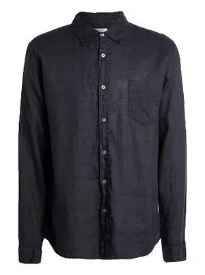 Crossley Shirt Size Linen - Black