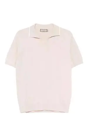 Canali Fine-knit T-shirt - Neutrals