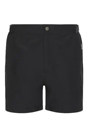 Onia Calder Buckle 5 Swim Trunk - Black