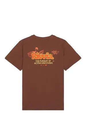 RIVVIA PROJECTS Rivvia Projects Floral Pursuit T-shirt In Brown.