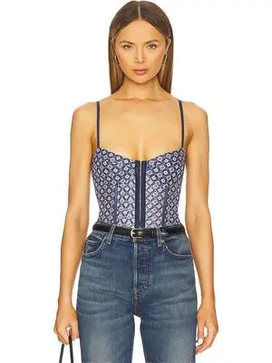 Free People Printed Night Rhythm - Navy Combo
