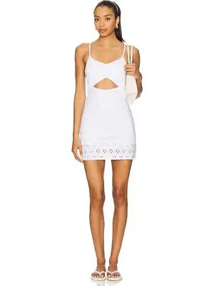 Beach Riot Sloane Mini Dress - White Magnolia Eyelet