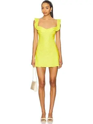 BELLA VENICE Joya Mini Dress - Yellow
