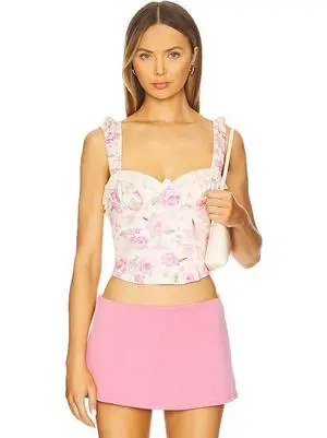Majorelle Priscilla Top - Vintage Pink & Ivory