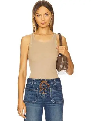 NILI LOTAN Lottie Tank Top - Camel