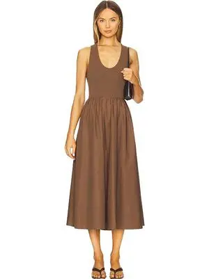 ELODIE THE LABEL Audrey Dress - Brown