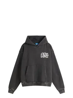 MARKET Call My Lover Hoodie - Washed-black