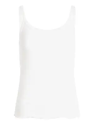 SKIMS Drop Needle Pointelle Cami Top - Snow