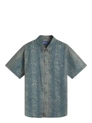 THISISNEVERTHAT Python Shortsleeve Shirt - Dark Navy