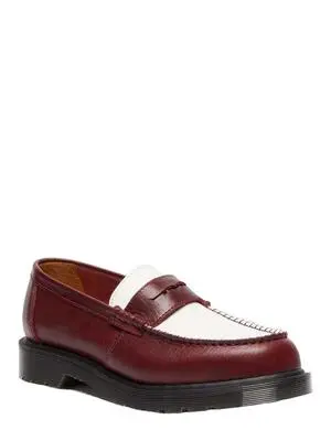 Dr. Martens Penton Made In England Leather Loafers - Red