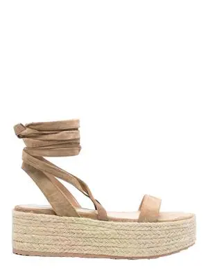 GIANVITO ROSSI 60mm Espadrilles - Brown