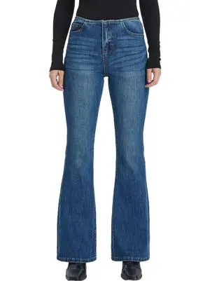 BAYEAS Bayeas Bandless Flare Leg Jeans