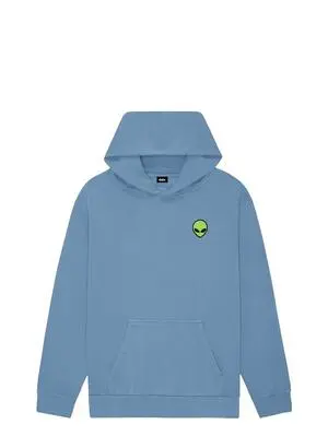 DALIX Alien Relaxed Fit Hoodie - Pebble Blue