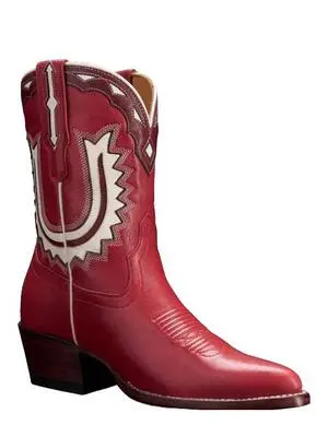 Tecovas The Jolene Western Boot - Crimson/bone