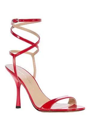 STUART WEITZMAN Nudist Wrap 100 Strappy High Heel Sandals - Cherry