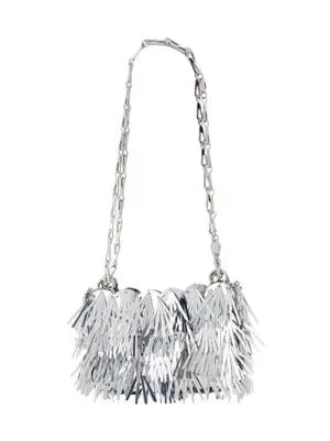 Rabanne Shoulder Bag With Adjustable Strap - Silver