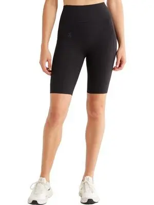 On Studio High Waist Bike Shorts - Black