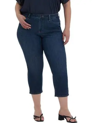 NYDJ Piper Crop Relaxed Straight Leg Jeans - Rio Rapids