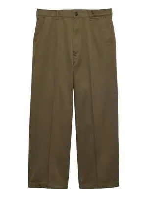 Prada Cotton Chino Pants - Sage Green