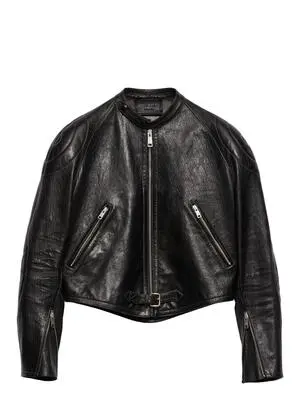 Prada Leather Jacket - Black