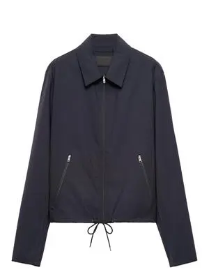 Prada Wool Blouson Jacket - Navy