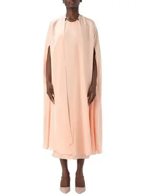 Max Mara Draped Cape Dress - Pink