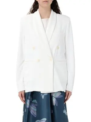 Emporio Armani Double Breasted Jacket - White