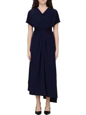 MEIMEIJ Meimei Draped Twist Dress Navy