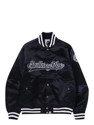 BAPE Baseball Varsity Jacket - Blue