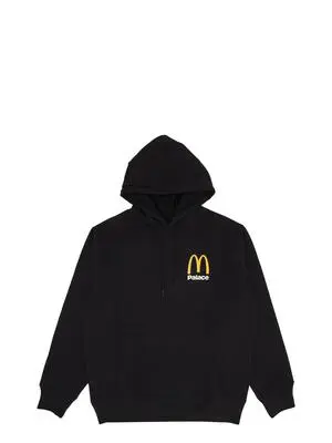 PALACE X Mcdonald's Logo Hoodie - Black