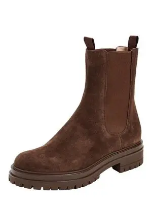 GIANVITO ROSSI Chester Suede Boots - Brown