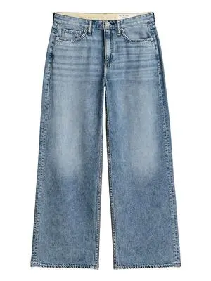 Rag & Bone Featherweight Logan Mid-rise Wide Jeans - Audrey