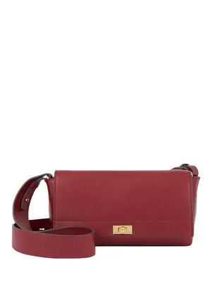 ANYA HINDMARCH Mortimer Leather Crossbody Bag - Vampire